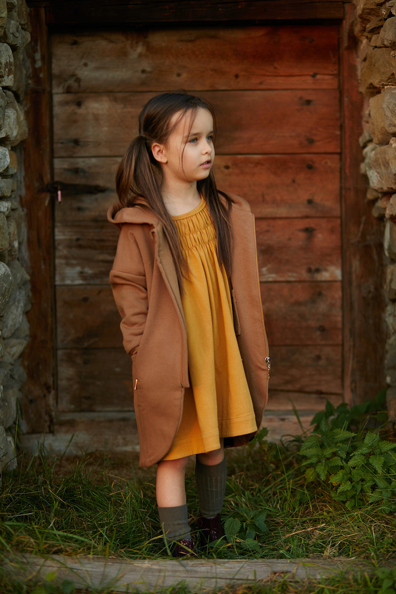 KIDS Sweatshirt Coat Kamel – MKTP